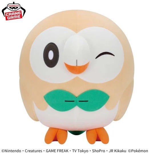 Pokemon Banpresto - Mega Plush Rowlet (12") – Scroll and Circuit Games