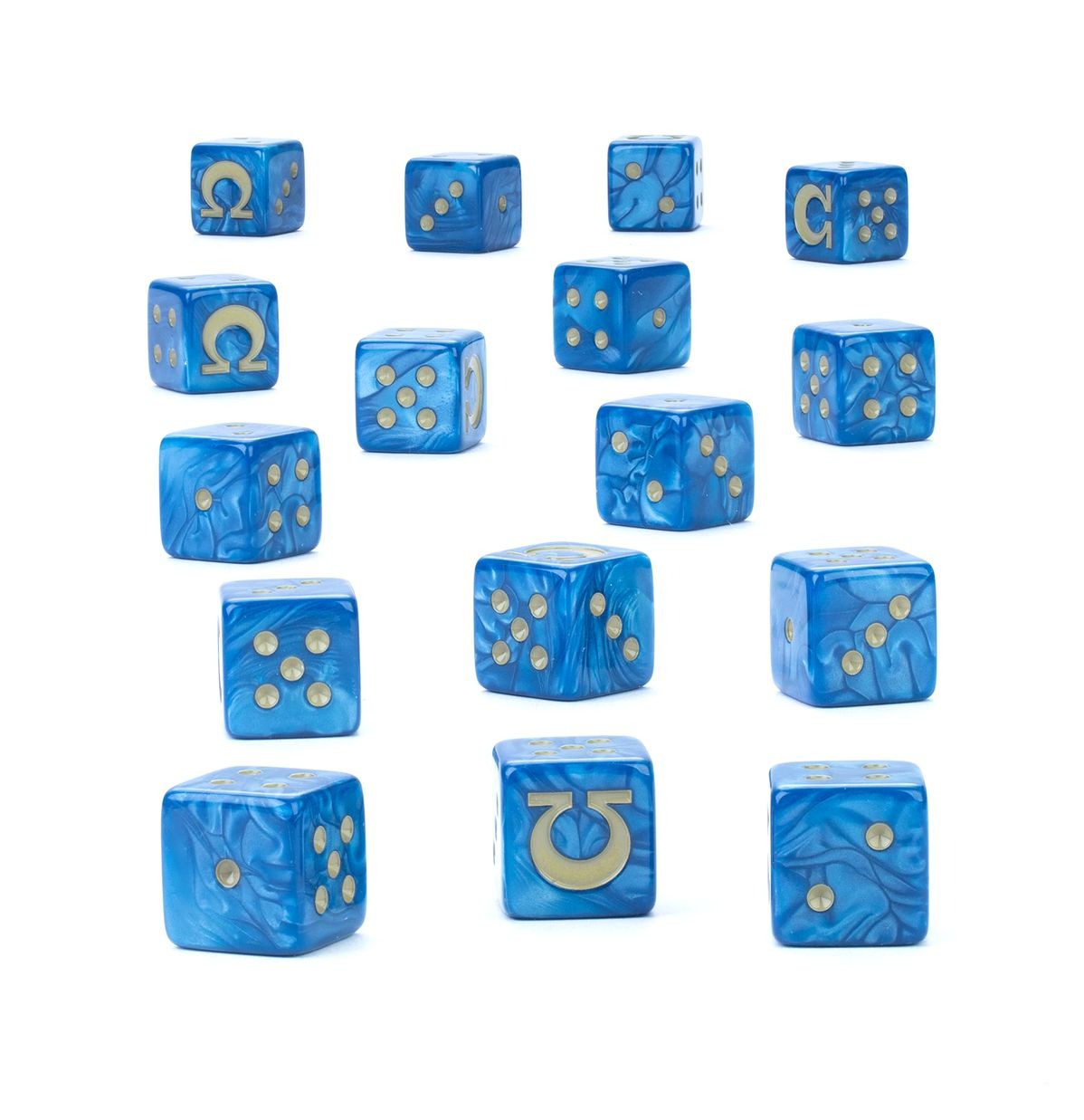 Warhammer 40k: Ultramarines Dice – Scroll and Circuit Games