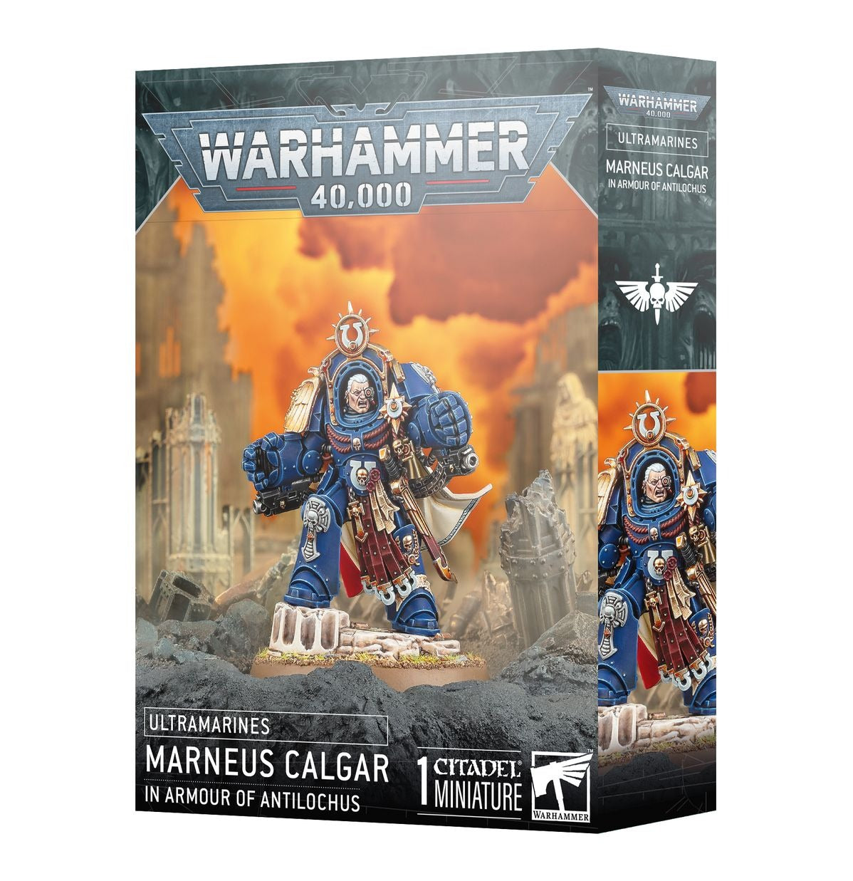 Warhammer 40k: Ultramarines: Marneus Calgar In Armour of Antilochus ...